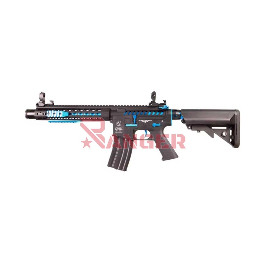 Comprar Fusil Colt M4 Blast Blue Fox Ed Full Metal Mosfet Negro-Azul