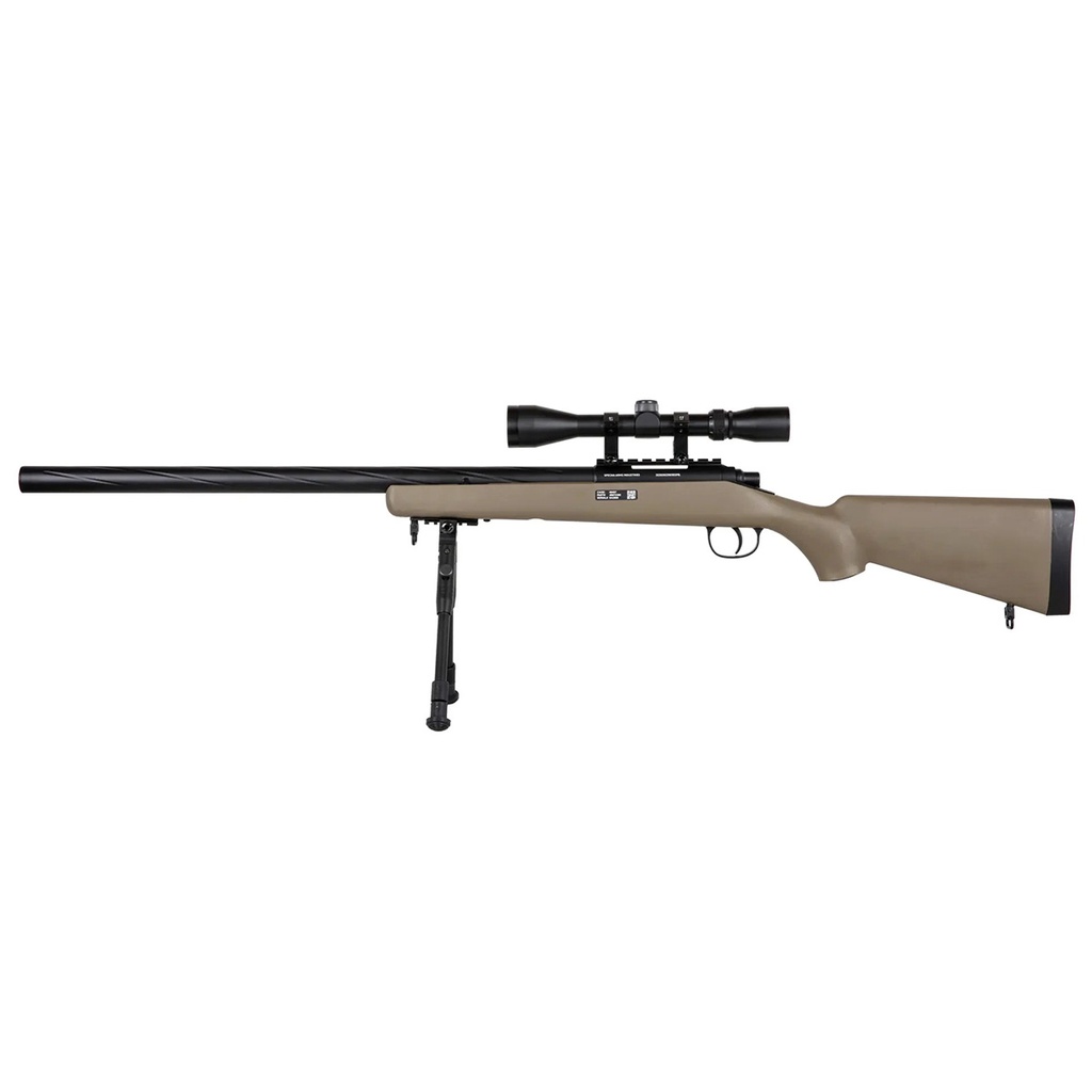 FUSIL SPECNA ARMS SA-S12 EDGE VSR-10 C/ VISOR Y BIPODE TAN | Ranger new